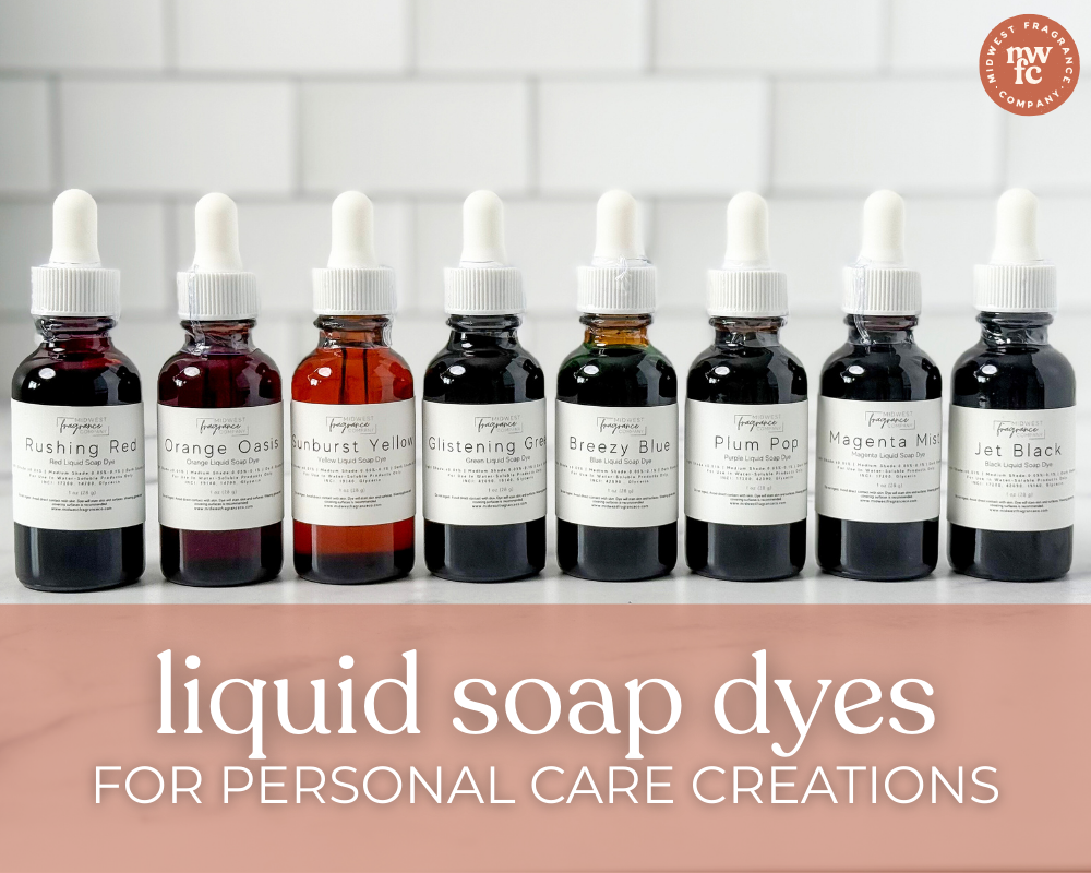 Liquid Soap Dyes for Personal Care Products – Midwest Fragrance Company